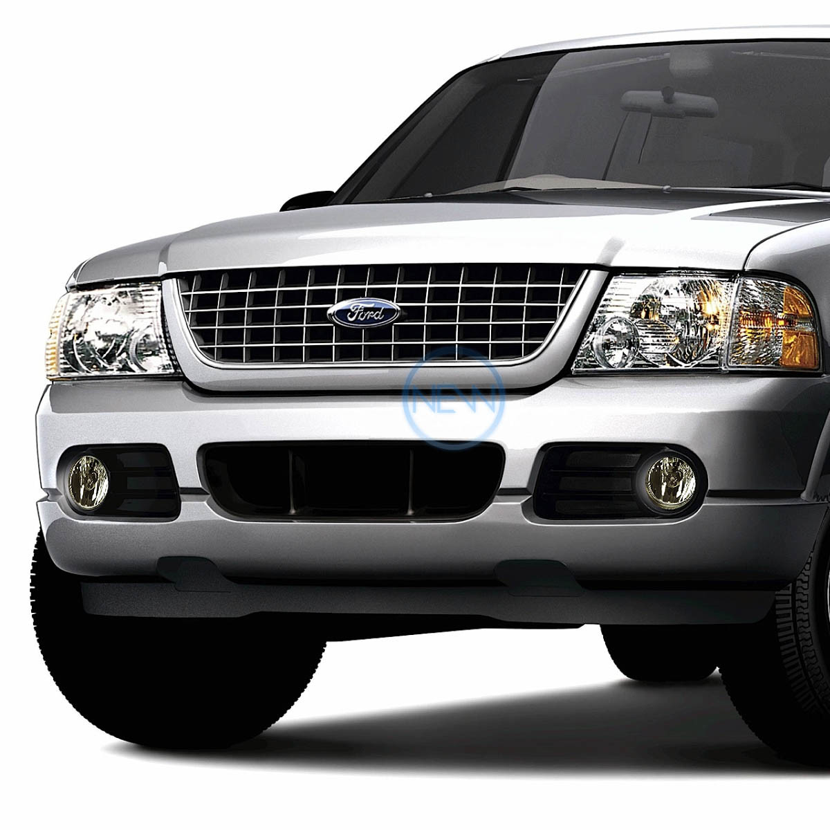 For 02-05 Ford Explorer Smoked Lens Front Driving Fog Lights w/Bulbs ...