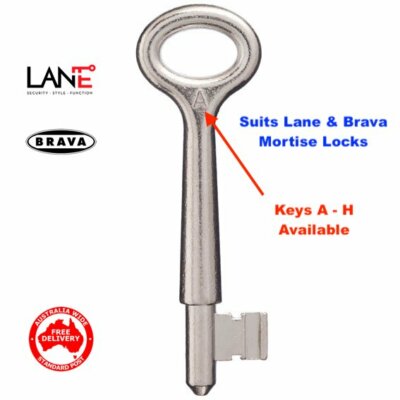 LANE 1000 & Brava Mortise Lock Precut Key (NEW SERIES) A - H -YOU ...