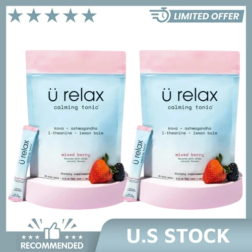 U Relax Calming Co - Mixed Berry Flavored 15 Sticks Pack - Brand New | eBay