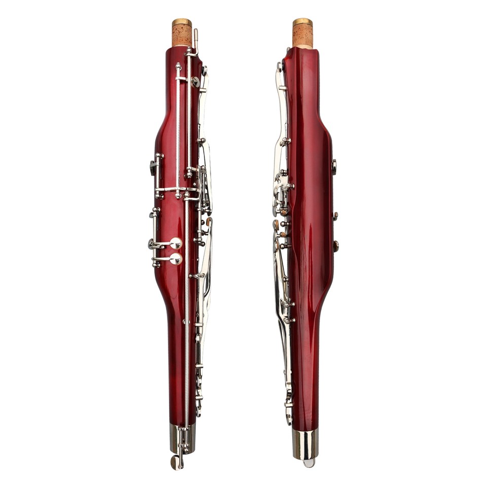 26 Keys Maple Wood Bassoon C Key Woodwind Instrument with Case ...