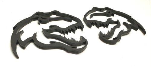 New T-rex Emblem for TRX Ram 1500 Fender badge Hellcat Demon Style Head ...