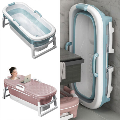 Foldable Collapsible Bathtub Soaking Barrel Portable Massage Spa Bath ...