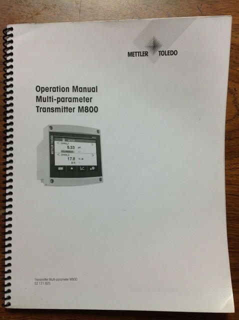 Mettler TOLEDO 58000804 Transmitter M800 4 Channel for sale online | eBay