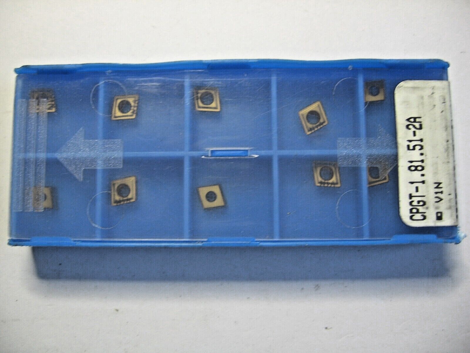 10-Pack) Valenite CPGT-1.81.51-2A Grade V1N Carbide Turning Inserts ...