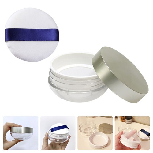 Powder Box Baby Empty Compact for Loose Cosmetics Boxes Thin Holders ...