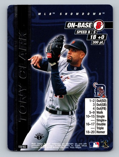 2000 MLB Showdown 1st Edition #159 Tony Clark | eBay