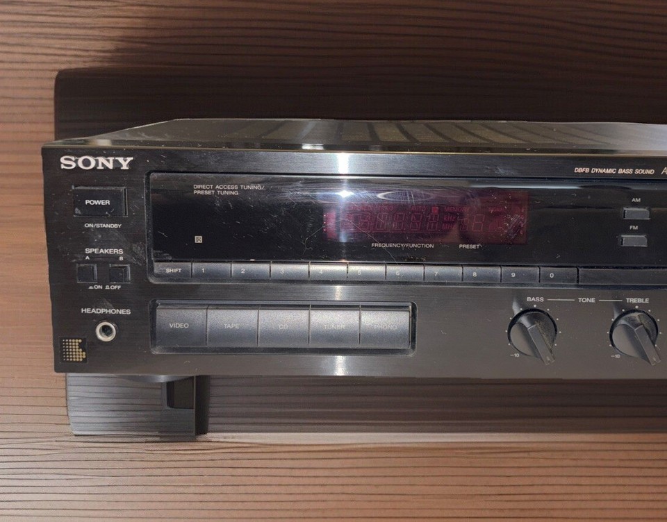 SONY Model STR-AV570 FM Stereo FM-AM Receiver Vintage With Remote ...