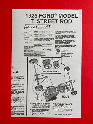 Lindberg - 1925 Ford Model T Street Rod - Original Model Kit ...