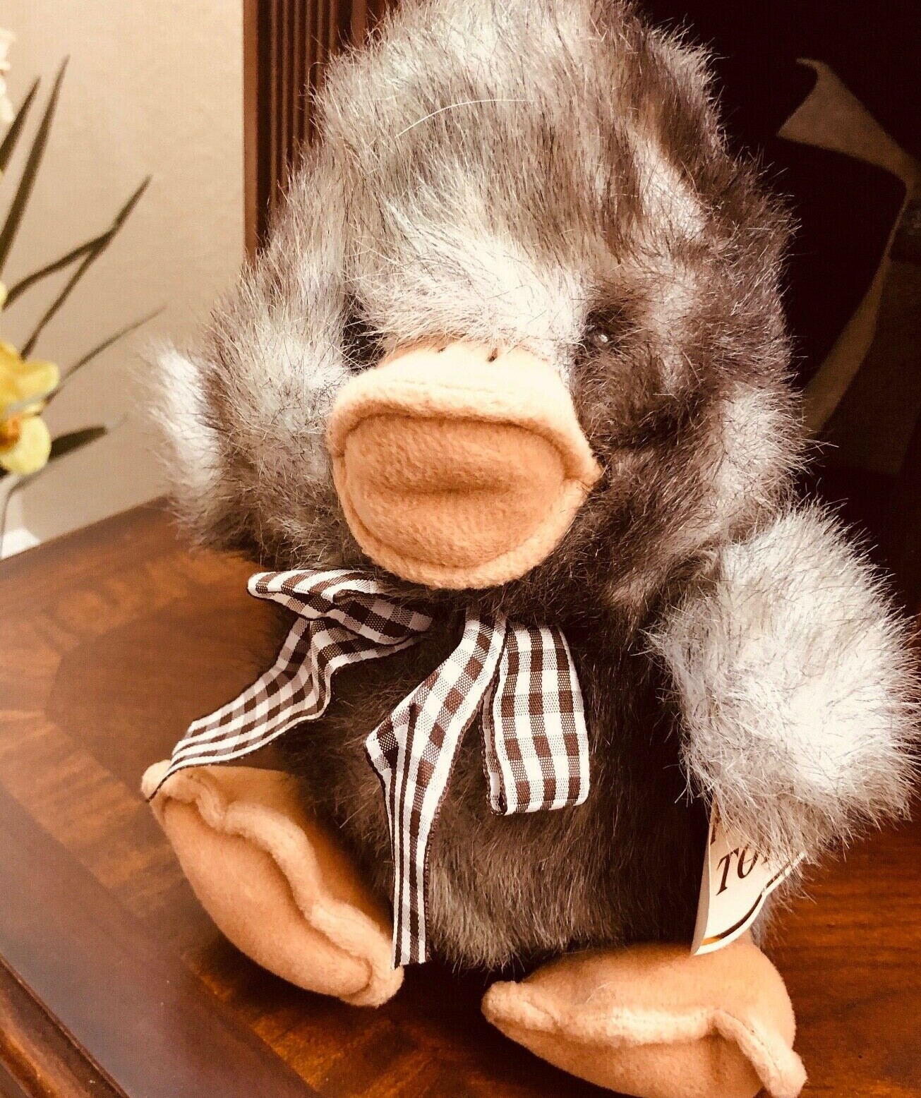 Fine Toy Company Plush Duck Stuffed Animal Grayish Tipped NWT | eBay