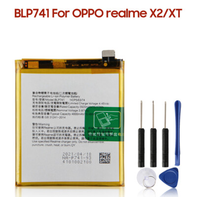 Original Replacement Battery BLP741 For Oppo Realme X2 XT Phone Battery ...