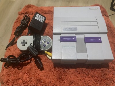 Vintage Super Nintendo Control Deck Bundle SNS-001 1 Controller-Tested ...