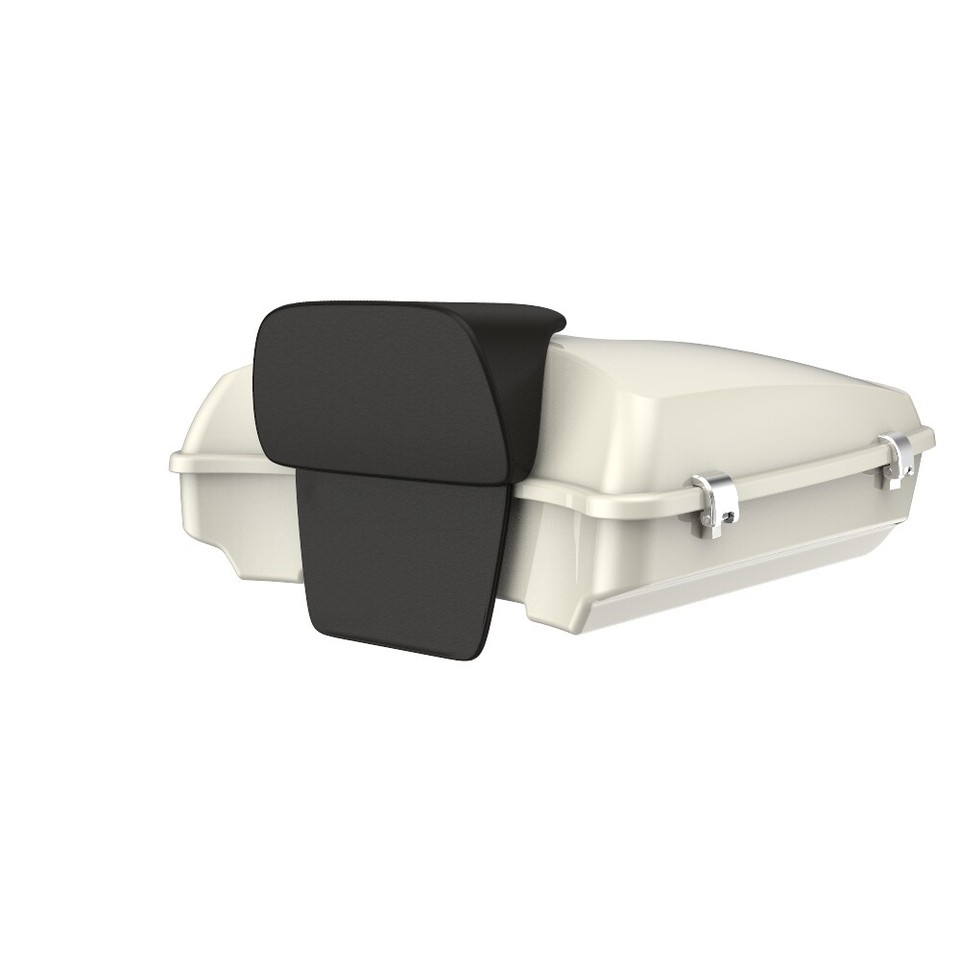 Birch White Razor Tour Pak Pack Trunk Fits Harley Touring FLHR FLHXS ...