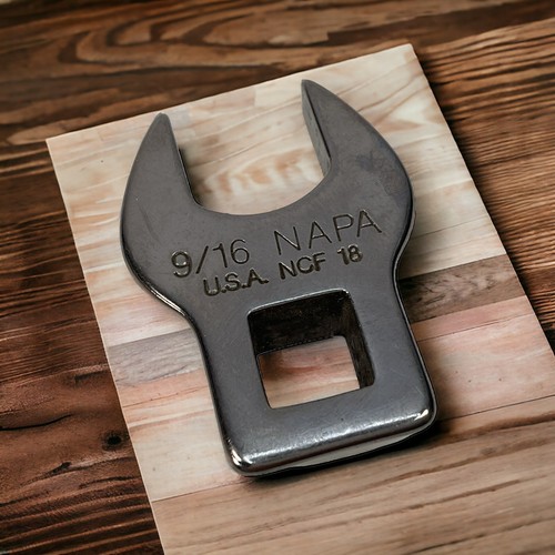 NAPA Tools USA NCF18 9/16" 3/8" DriveChrome Open-End Crowfoot Wrench ...