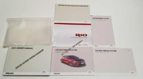 2020 KIA RIO OWNERS MANUAL USER GUIDE S LX LX EX PACK I4 1.6 SEDAN ...