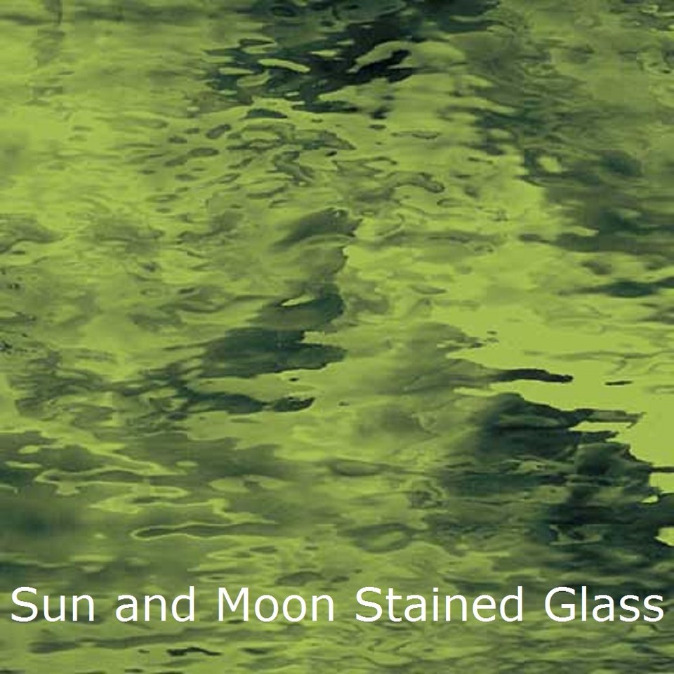 Green Stained Glass Sheets - Available in Variety Green Colors (8x10 ...