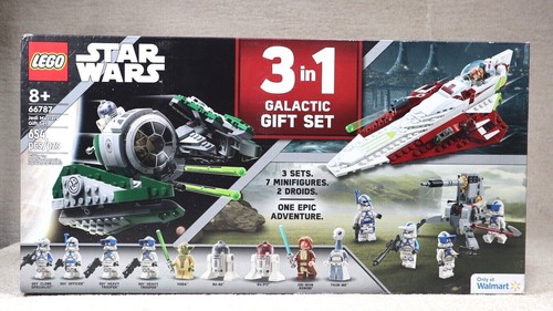 LEGO STAR WARS 3 in 1 Galactic Gift Set 66787 Jedi Masters Walmart ...