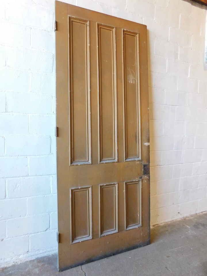 1860's Antique ENTRY DOOR Large and Rare ITALIANATE Style Raised Panel ...