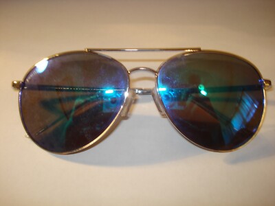 Puggs Blue Mirrored Tear Drop Lens Sunglasses | eBay