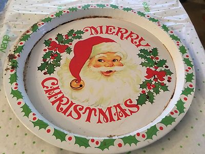 Merry Christmas metal tray | eBay
