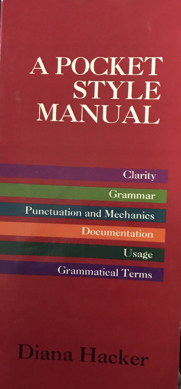 A Pocket Style Manual by Diana T. Hacker (1993, Paperback ...