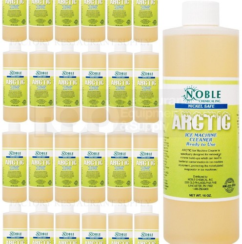 24 PACK Noble Arctic Ice Machine Cleaner Nickel Safe 16 oz Ready to Use ...