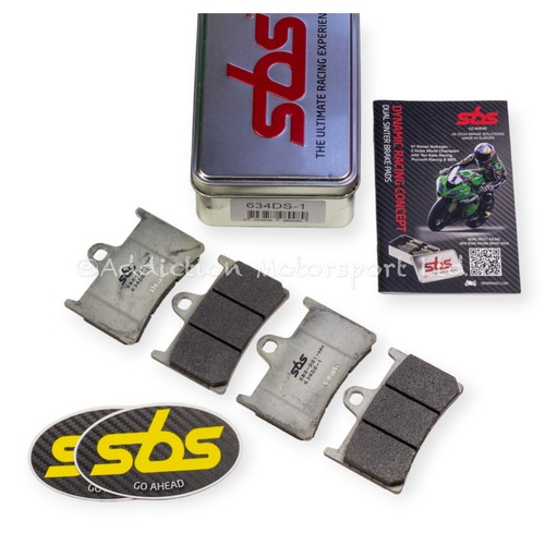 2x Pairs of Yamaha MT-10 2016-2022 SBS Dual Sinter Front Brake Pads ...