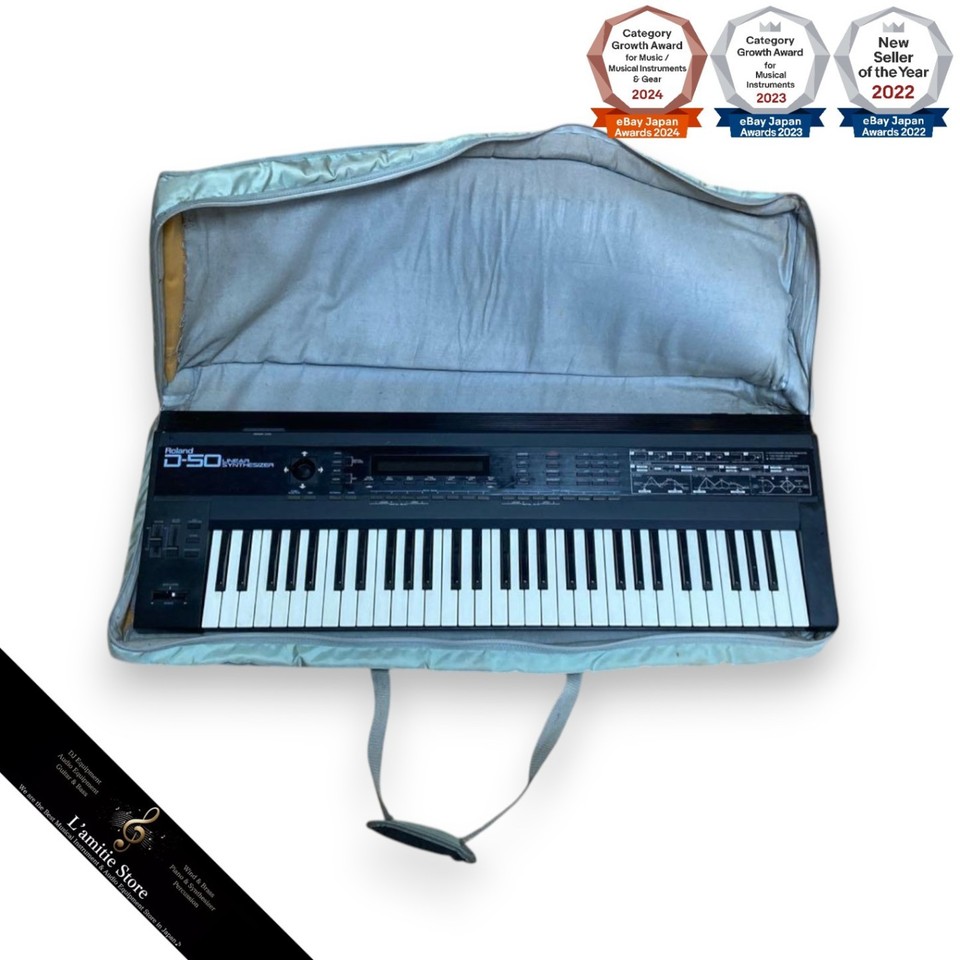 Roland D50 Synthesizer with Soft Case and Power Cord Builtin Battery ...