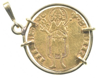 (1342-1382) Italy Gold Florin Pendant Venetian *7064 | eBay