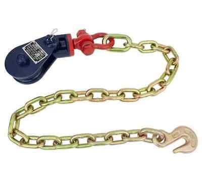 2 Ton 3" Snatch Block With Shackle And Chain Anchor Wrecker Car Carrier ...