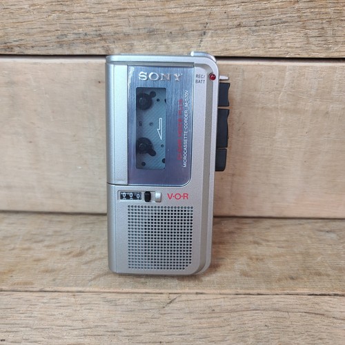 Sony M-570V Microcassette-Corder Clear Voice Plus Handheld Tape ...