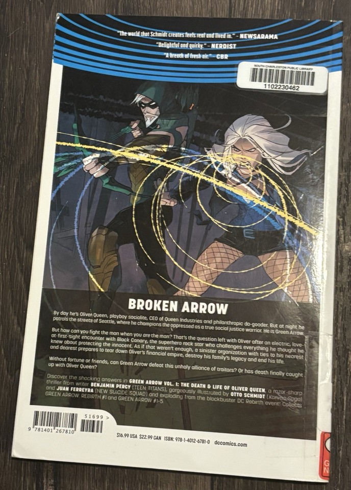 Green Arrow #1 (DC Comics March 2017) Life And Death Of Oliver Queen DC ...