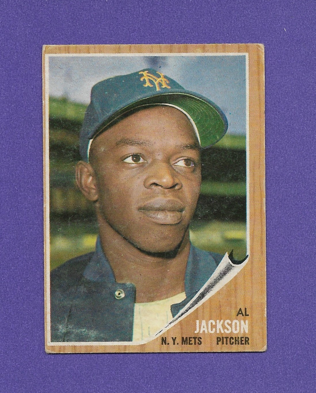 1962 Topps #464 Al Jackson NY New York Mets ROOKIE Card semi-high# less ...