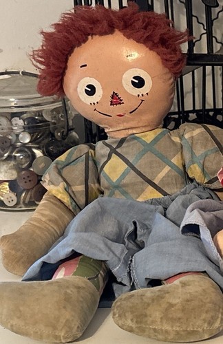 Vintage Rare Raggedy Andy Look A Like “Bud” American Toy & Novelty Co ...