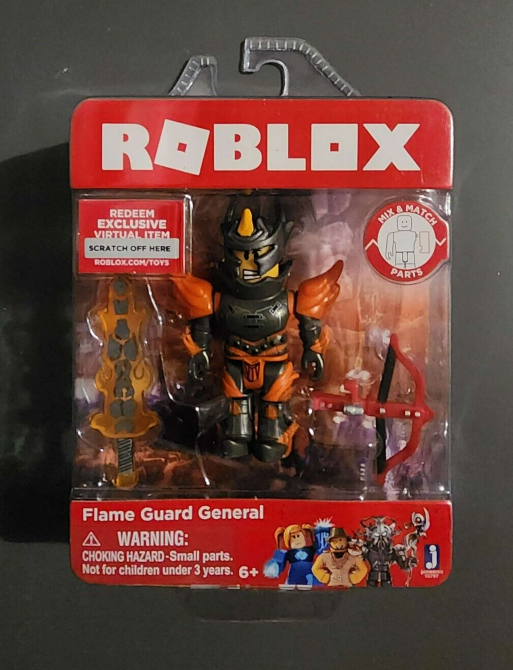 ROBLOX Jazwares Toy Flame Guard General Core Figure RARE Discontinued ...