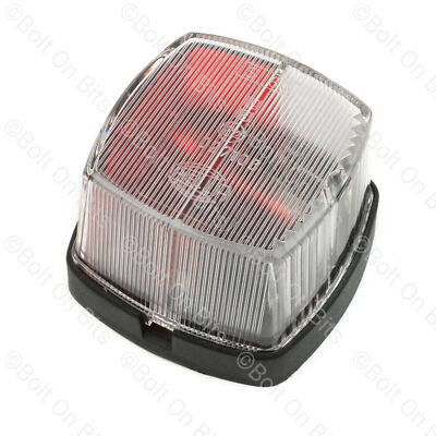 HELLA Red & White Side Marker Light/lamp SQUARE Swift/Sterling/caravan ...