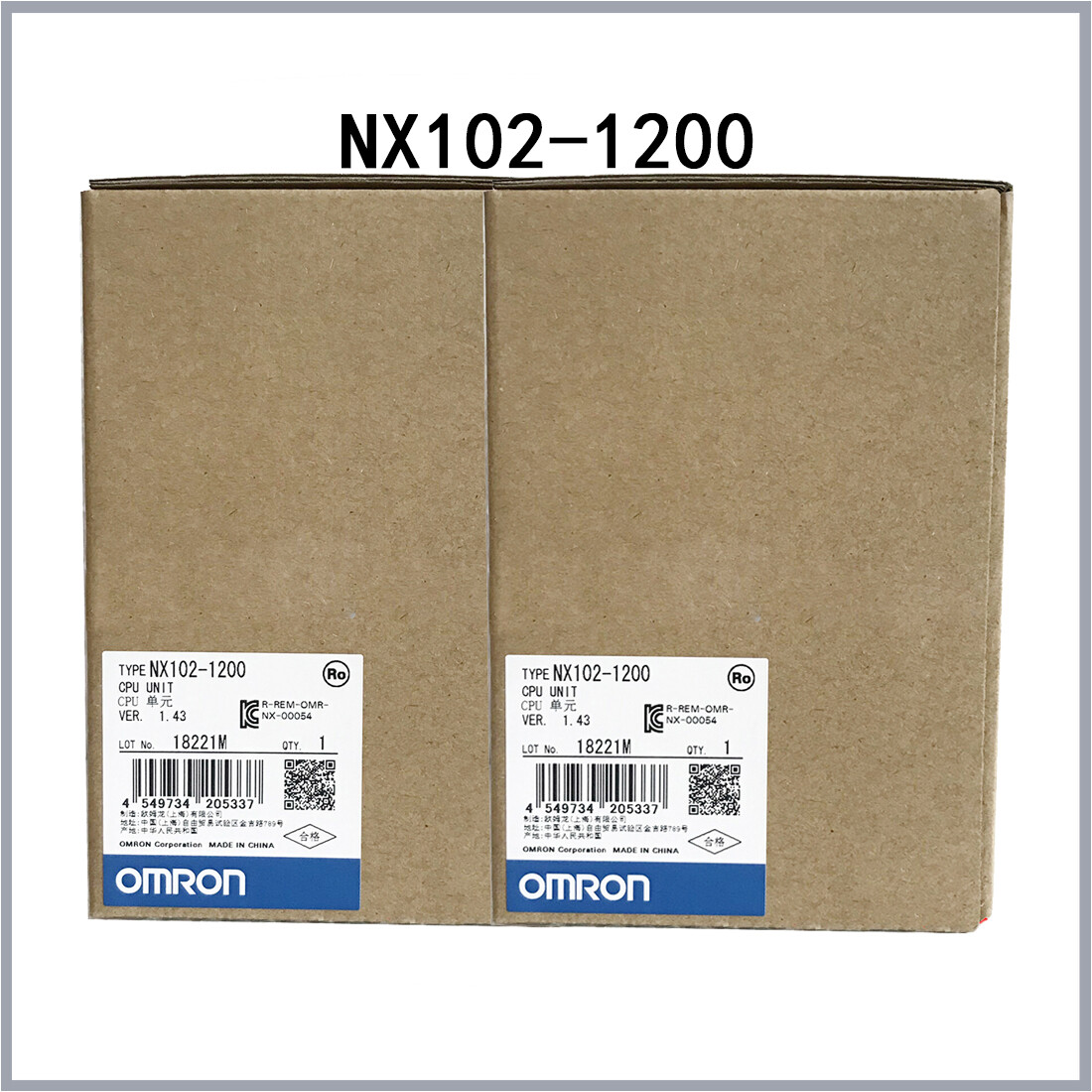 Omron 1PCS NEW SEALED ORIGINAL NX102-1200 CPU Unit NX102-1200 PLC ...