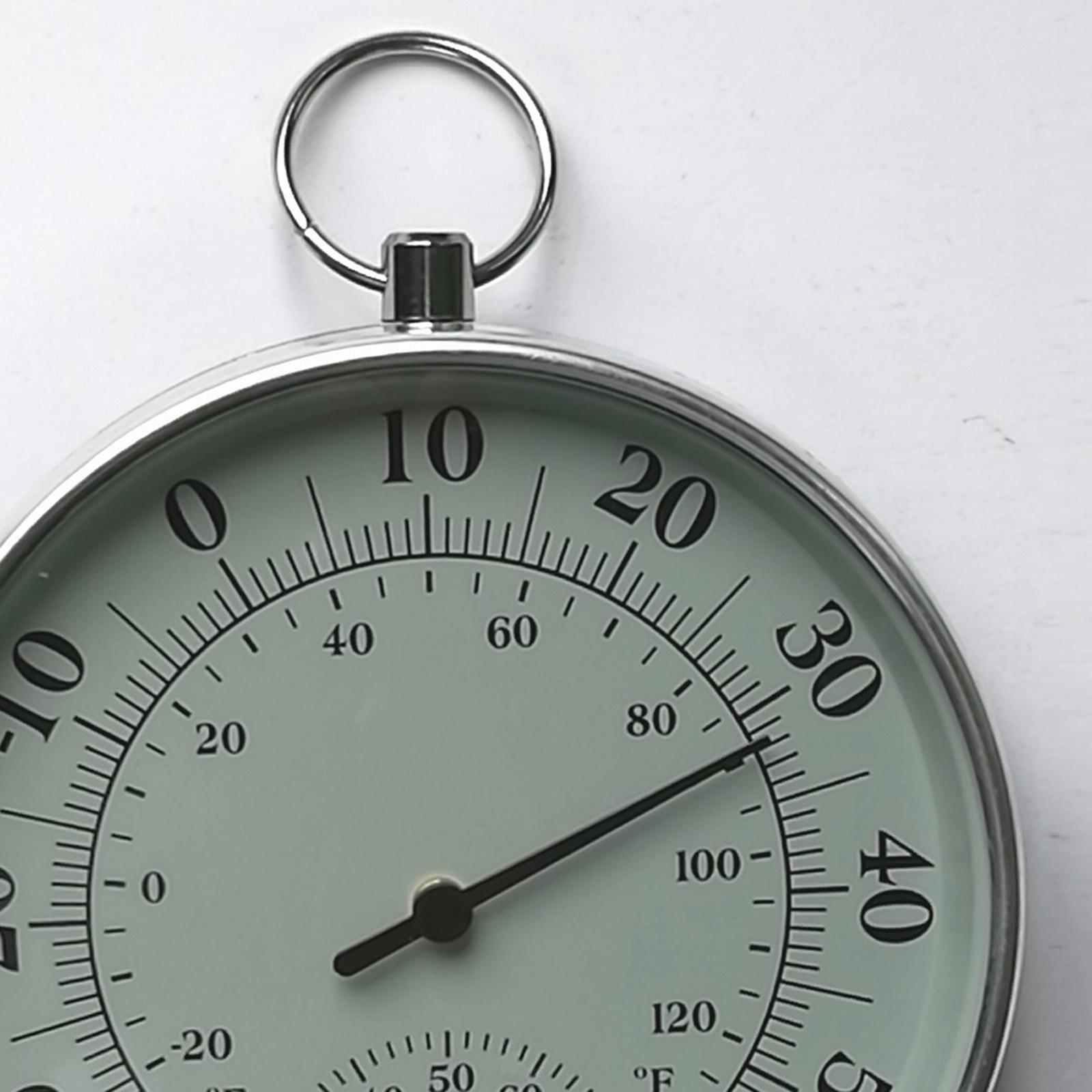 Round Large Wall Hanging Thermometer Meter Indoor Outdoor Garden Home ...