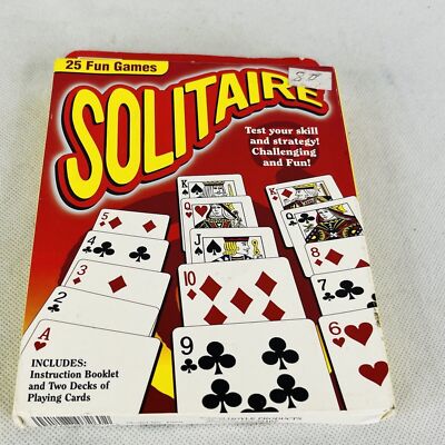 Hoyle Solitaire 25 Fun Games with 2 Decks Of Cards 7260 1997 | eBay