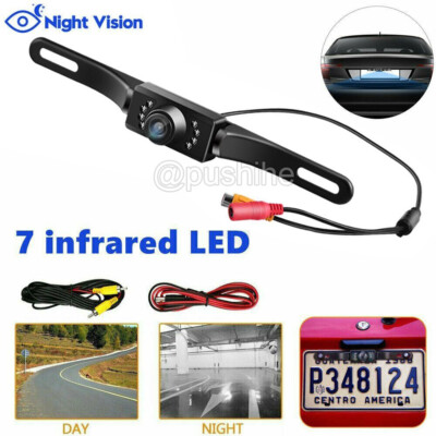 HD Car Rear View Backup Camera License Plate Waterproof Night Vision ...