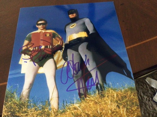 BURT WARD ADAM WEST HAND SIGNED AUTOGRAPHED 8x10 BATMAN AND ROBIN | eBay