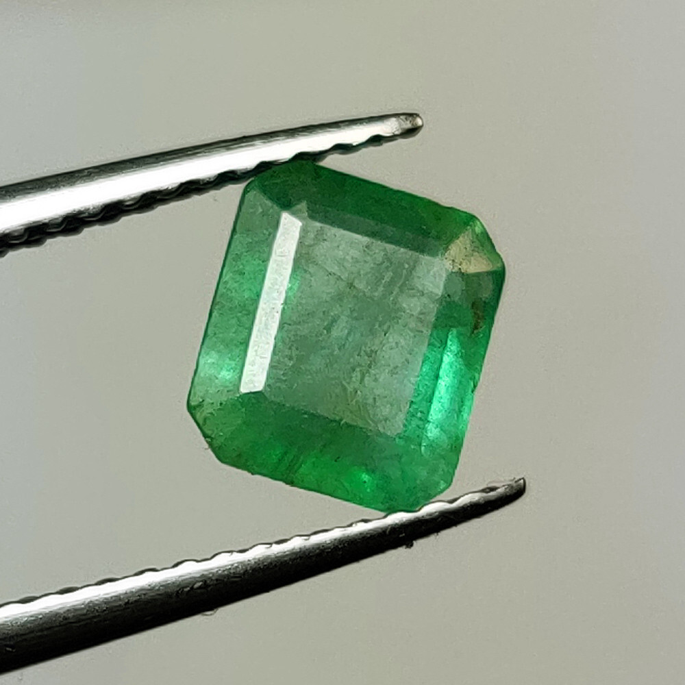 1.44 CT - Natural Zambian Emerald Nice Luster Green Gem Octagon Shape - 3523 | eBay