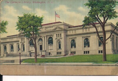 Carnegie Library Washington DC Vintage Postcard | eBay