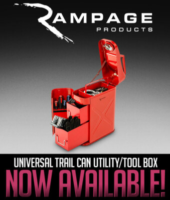 Rampage Universal Trail Can Utility/Tool Box 86619 Red Free Shipping | eBay