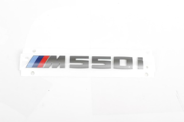 Genuine Black BMW M550i Logo Emblem Badge Trunk Lid OEM M Performance ...