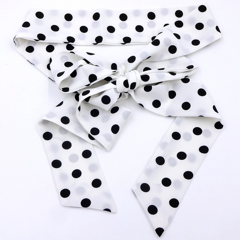 Navy Blue Polka Dot Ribbon 22mm Navy Polka Dot Grosgrain Ribbon | The