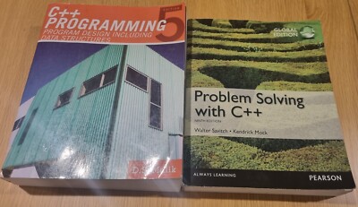 C++ Programming Textbooks Malik Savitch Mock Problem Solving Program Design 9781337117562 | eBay