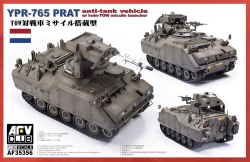 AFV Club AF35356 1/35 Netherland YPR-765 PRAT "Hammerhead" Tow Anti ...