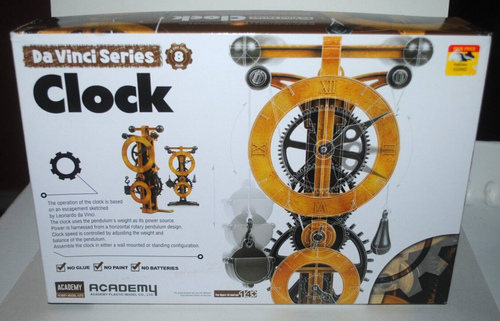 Da Vinci Series Clock, model kit, Academy, mint in box, unassembled | eBay