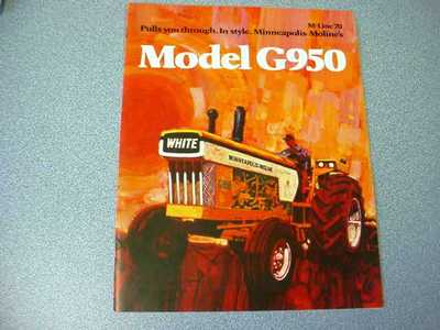 Minneapolis Moline G950 Tractor Color Brochure from 1968? | eBay