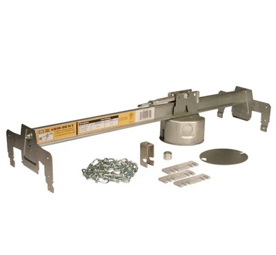 Hubbell RACO Galvanized steel New work/Old work Drop Ceiling fan ...